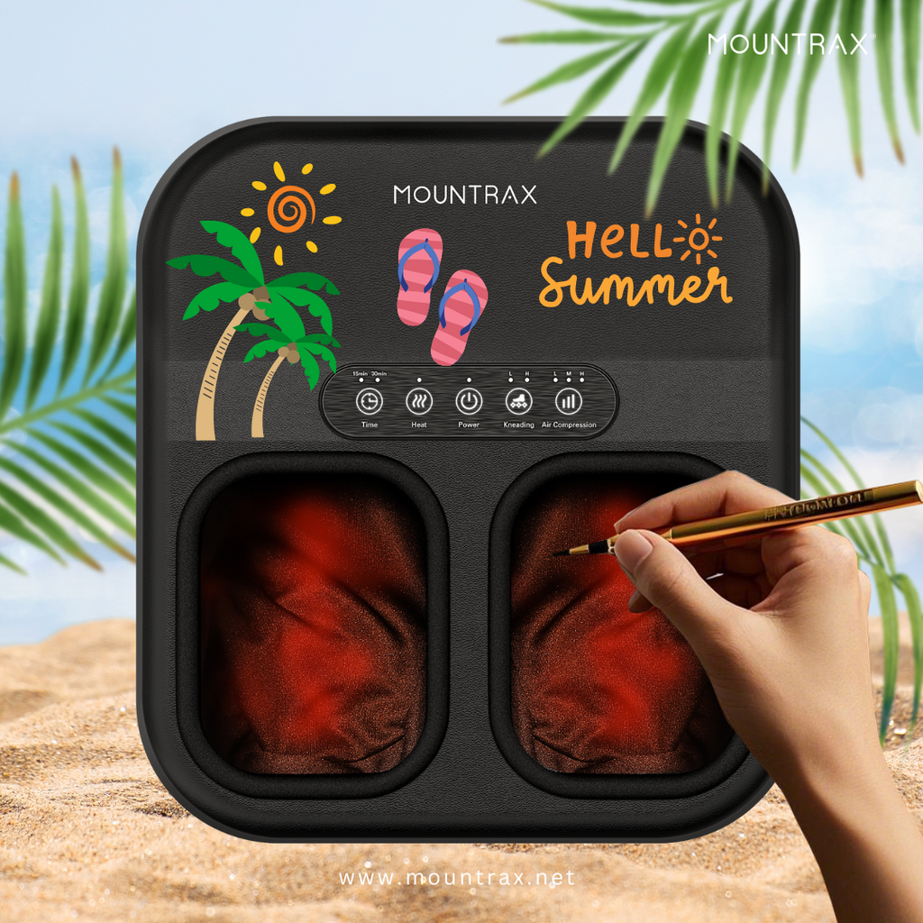 Summer Foot Care: Turn Feet into Art with Mountrax DIY Foot Massager
